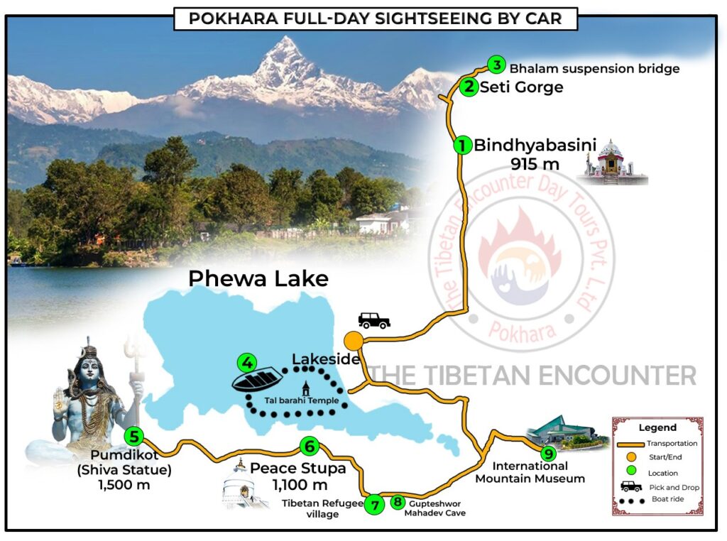 Pokhara Full-Day Sightseeing Tour by Car | Explore Top Attractions